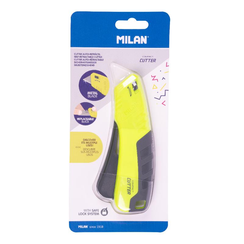 Milan Blister Cutter Compact Amarillo — Farmacias Arrocha