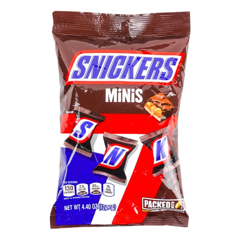 Snickers Miniature Peg Pk 4.4Ozc - Farmacias Arrocha